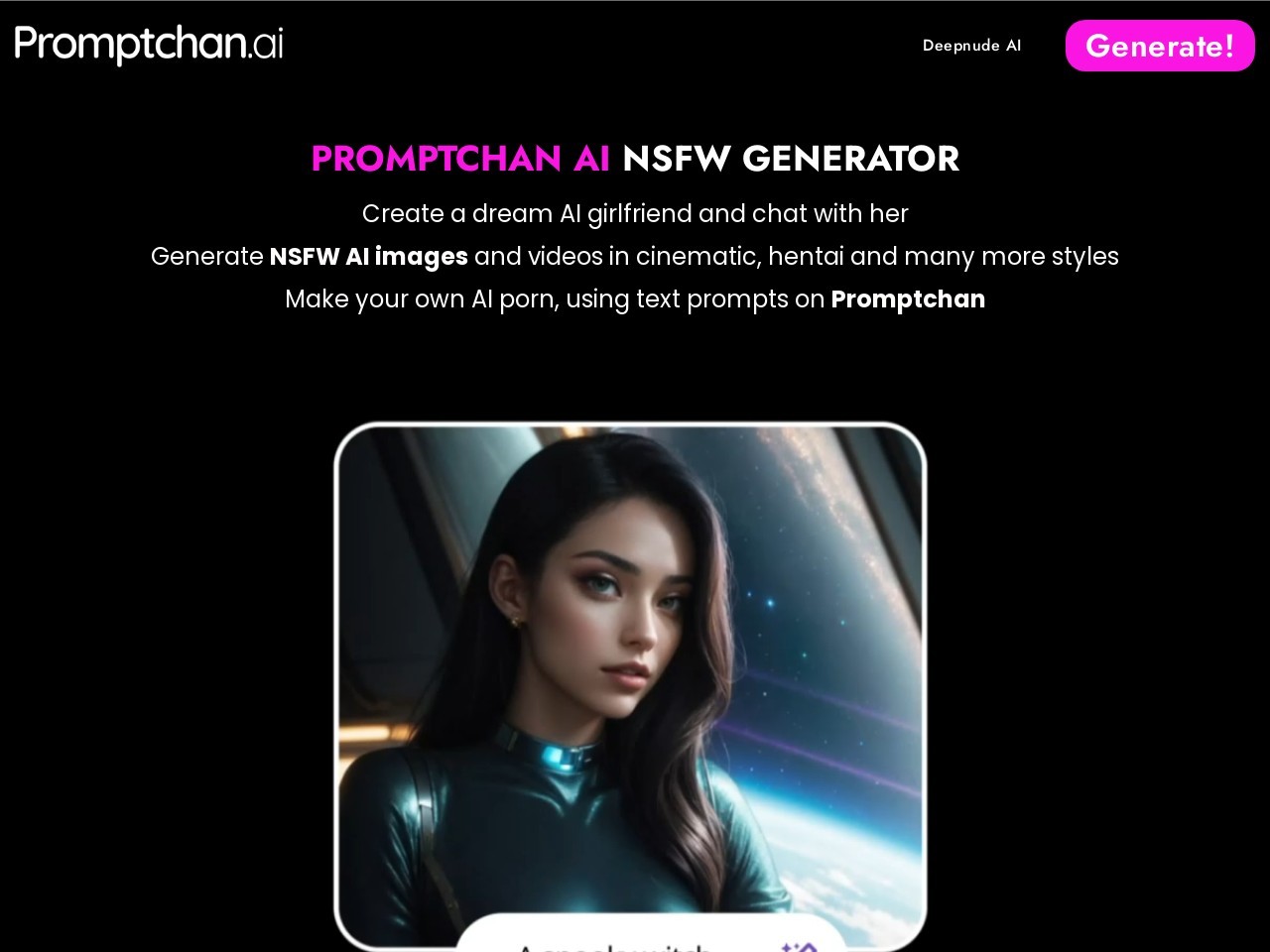 Promptchan AI - AI Dating Affiliate Programs